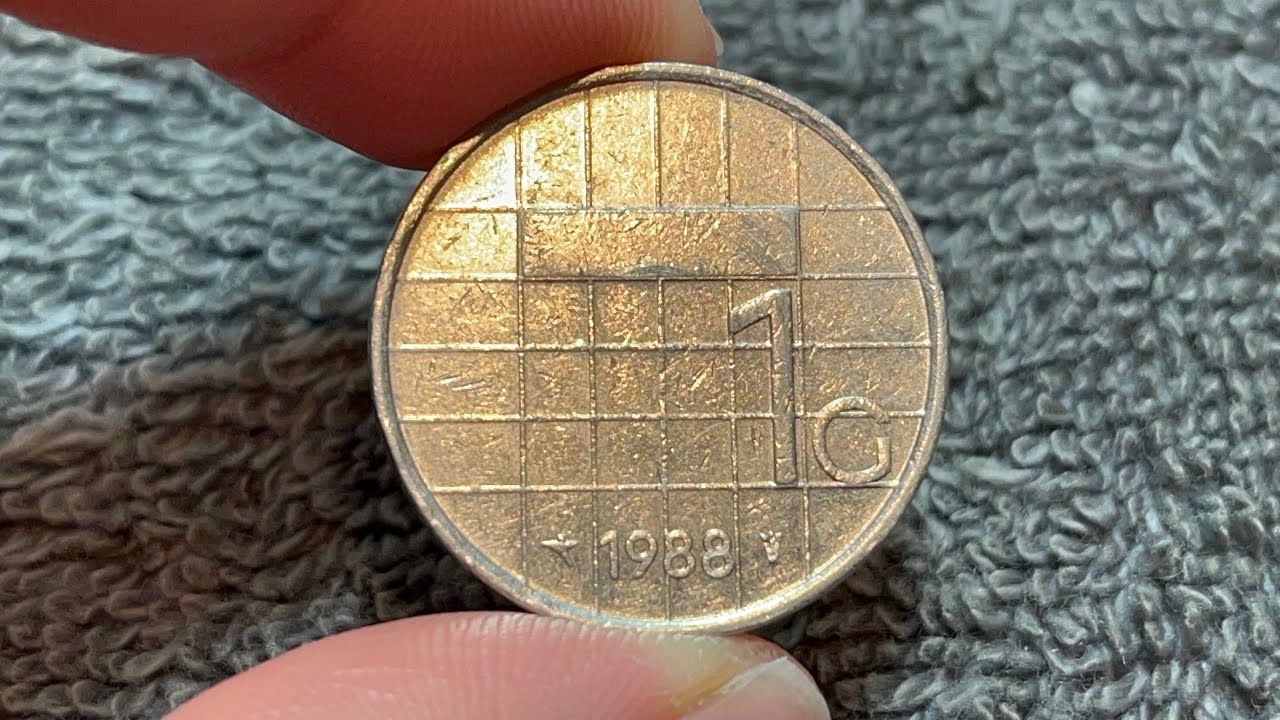 1988 Netherlands 1 Gulden Coin • Values, Information, Mintage, History ...