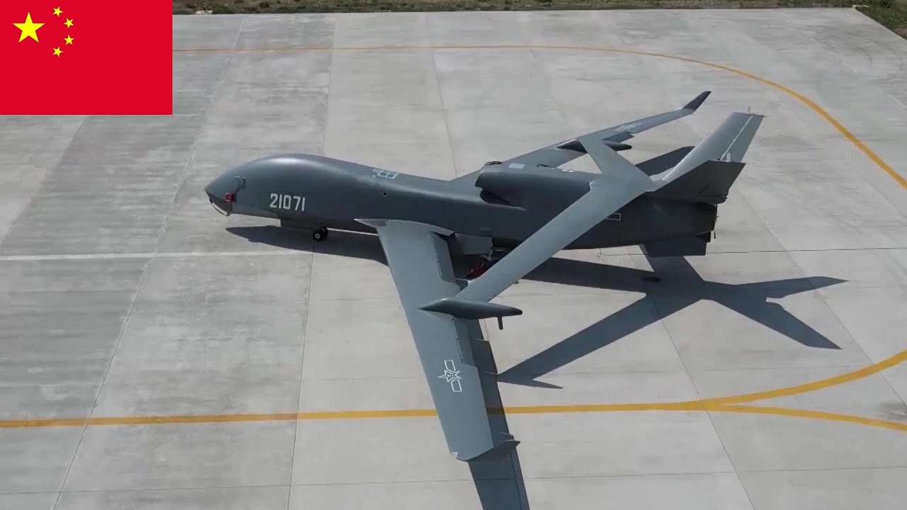 China's WZ-7 (drone) reconnaissance UAV is put into military drill | 中國 無偵-7 偵察無人機投入軍事演練 - YouTube