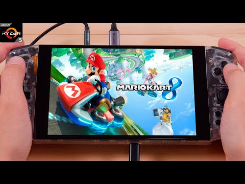 AYA NEO - Mario Kart 8 [15w TDP CEMU]