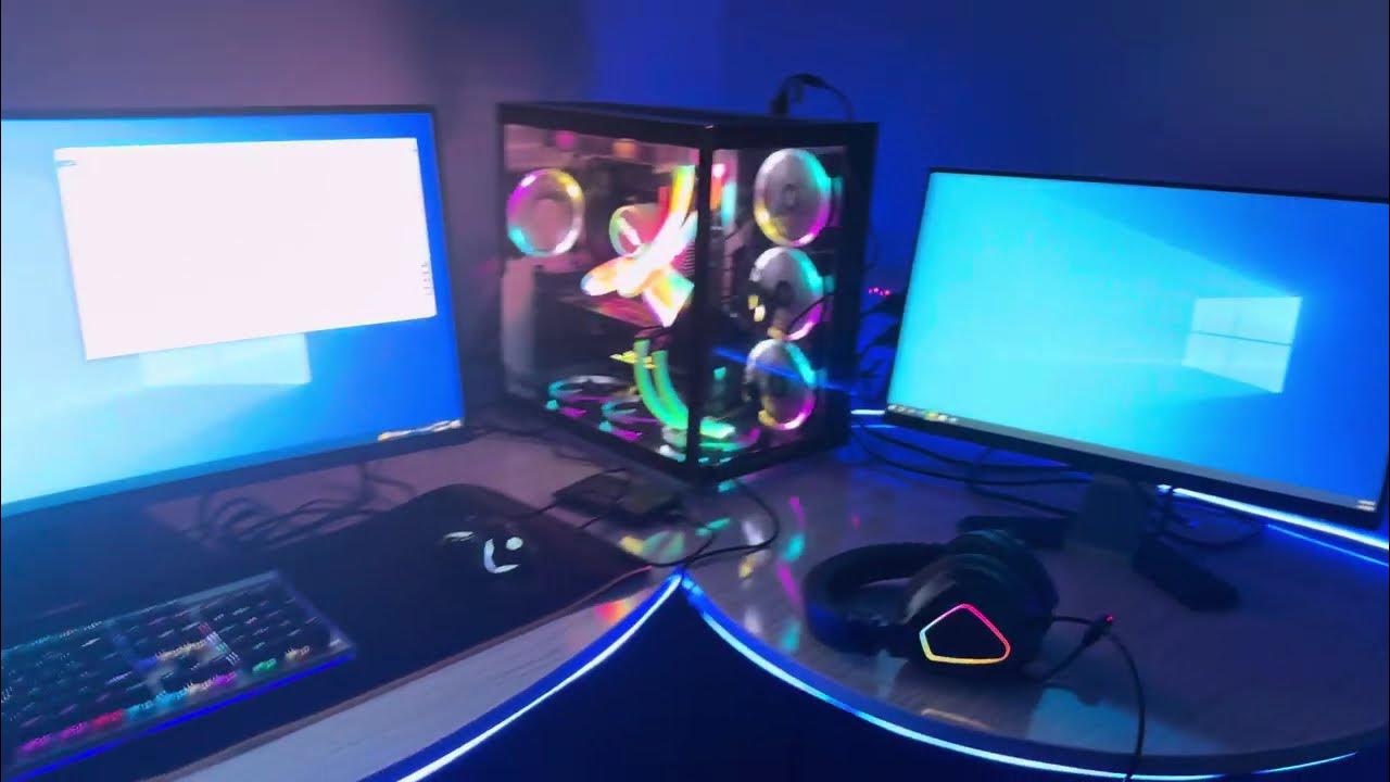 EPIC GAMING PC SETUP TOUR! NVIDIA RTX 3080, Intel Core i9, 64GB RAM ...