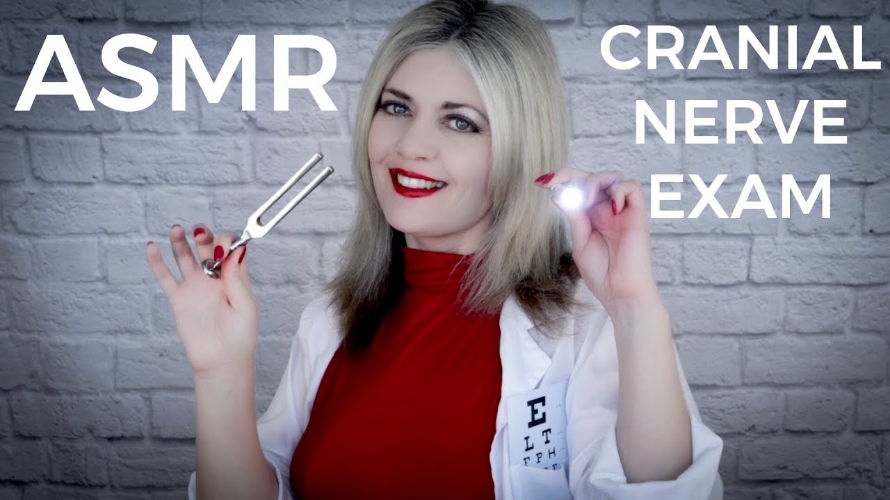 ASMR Relaxing Cranial Nerve Exam - YouTube