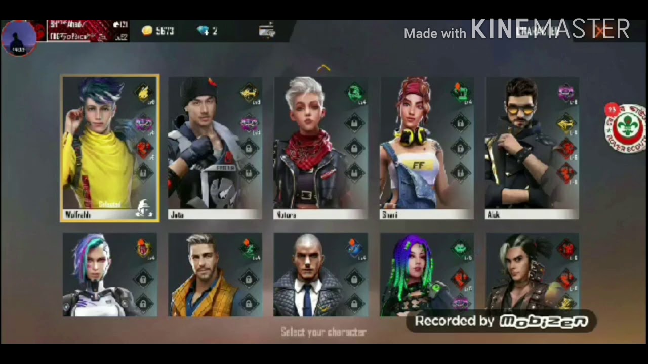 My FF ID Collection 😉😊 - YouTube