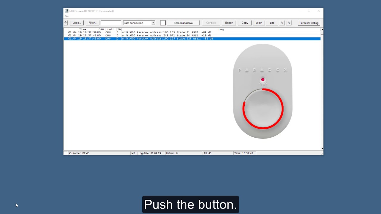 New Paradox remote 1 button - YouTube