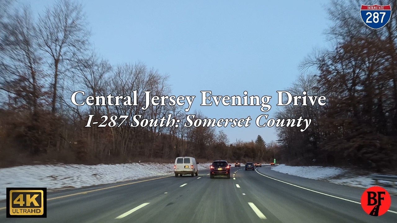 Central Jersey Evening Drive - Somerset County [4K] - YouTube