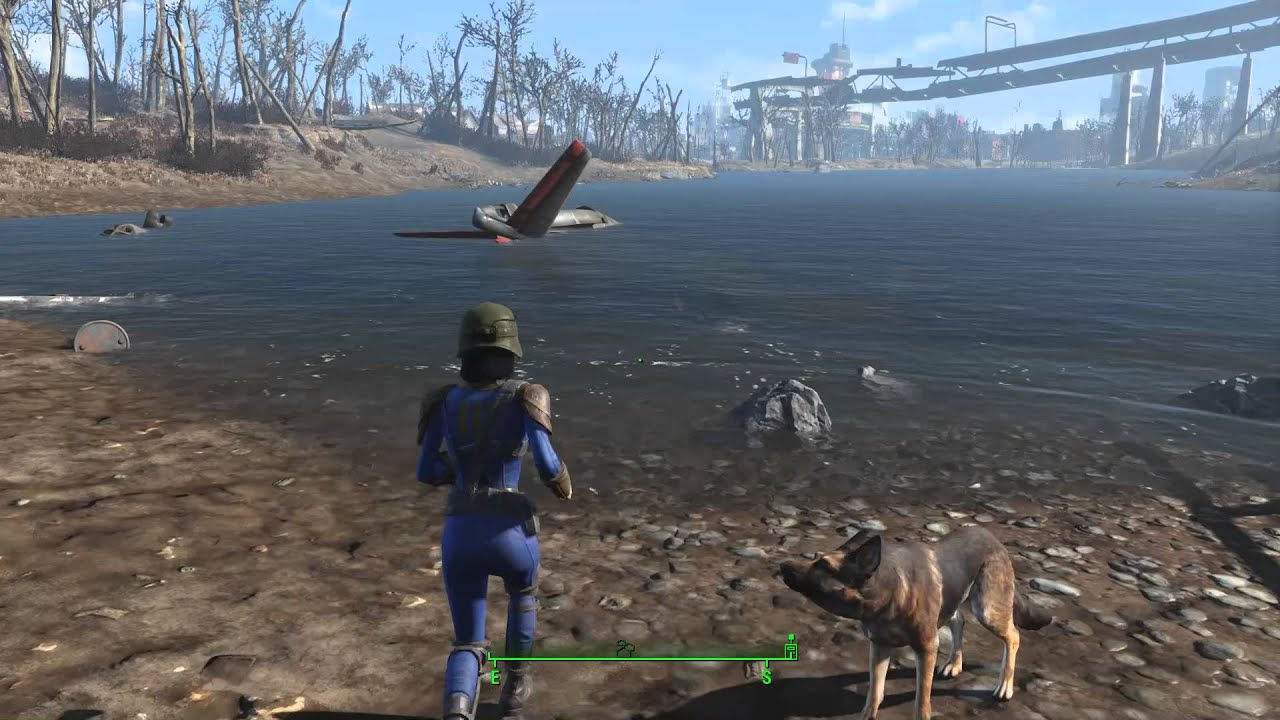 Fallout 4 Power Suit Rotten Landfill location - YouTube
