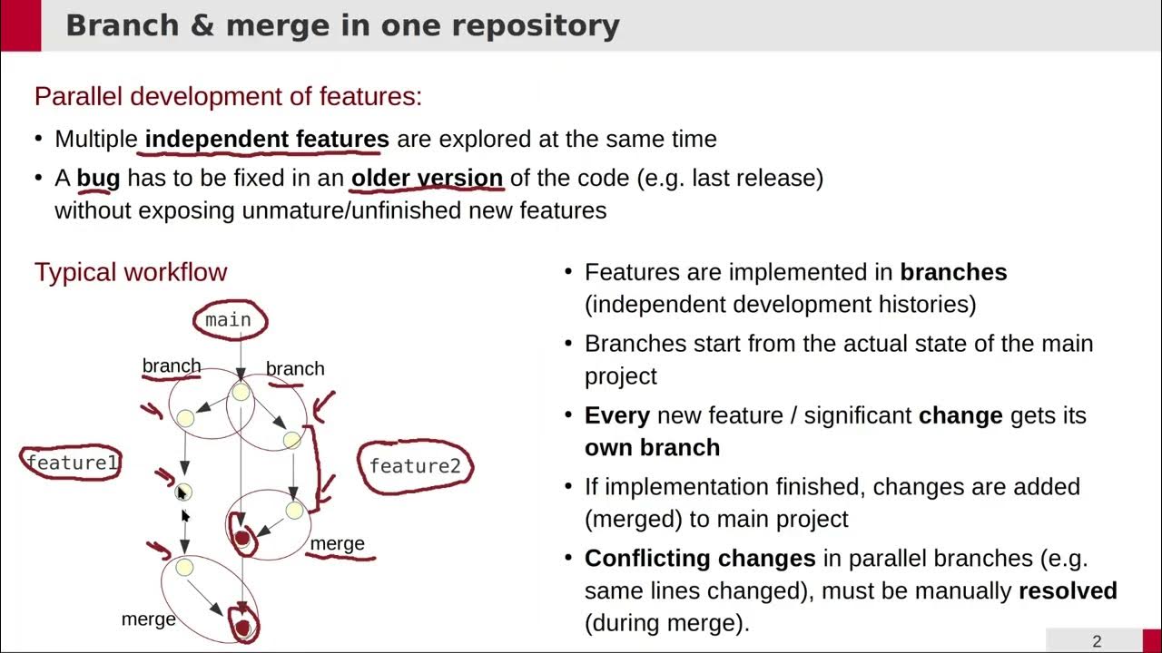 SciPro Python 2024: 19 - Git branches - YouTube