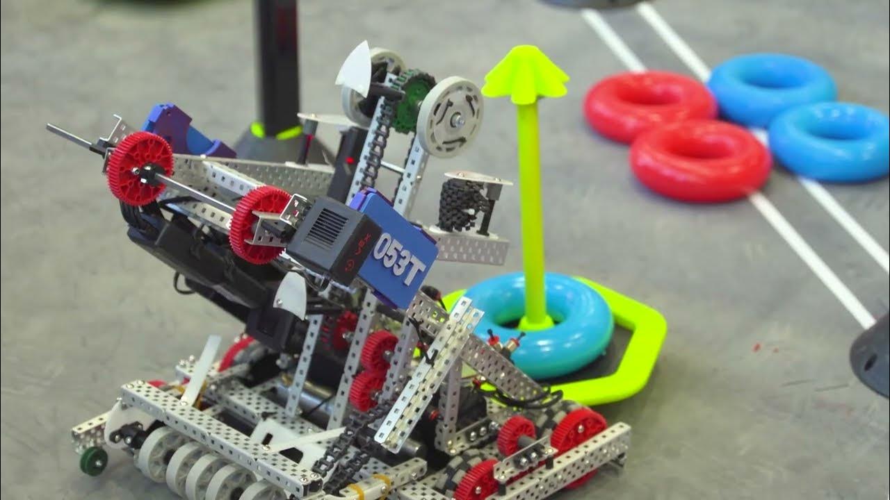 Building, Adjusting, & Strategizing at VEX Robotics Competition - YouTube