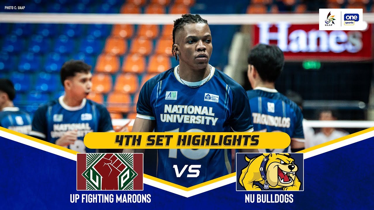 UP vs. NU | SET 4 GAME HIGHLIGHTS | UAAP SEASON 87 MEN'S VOLLEYBALL ...