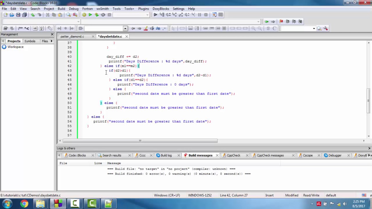 C Program To Find Days Between Two Dates Case 1 YouTube c-program-to-find-days-between-two-dates-case-1-youtube