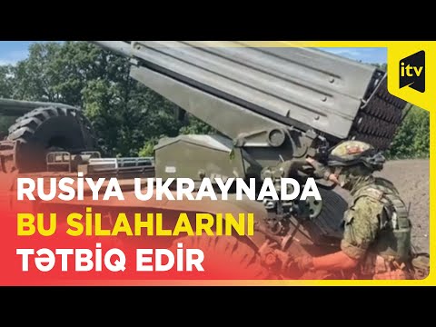 Rusiya Ukraynanı “Qrad”la vurur - Rusiya MN video yaydı
