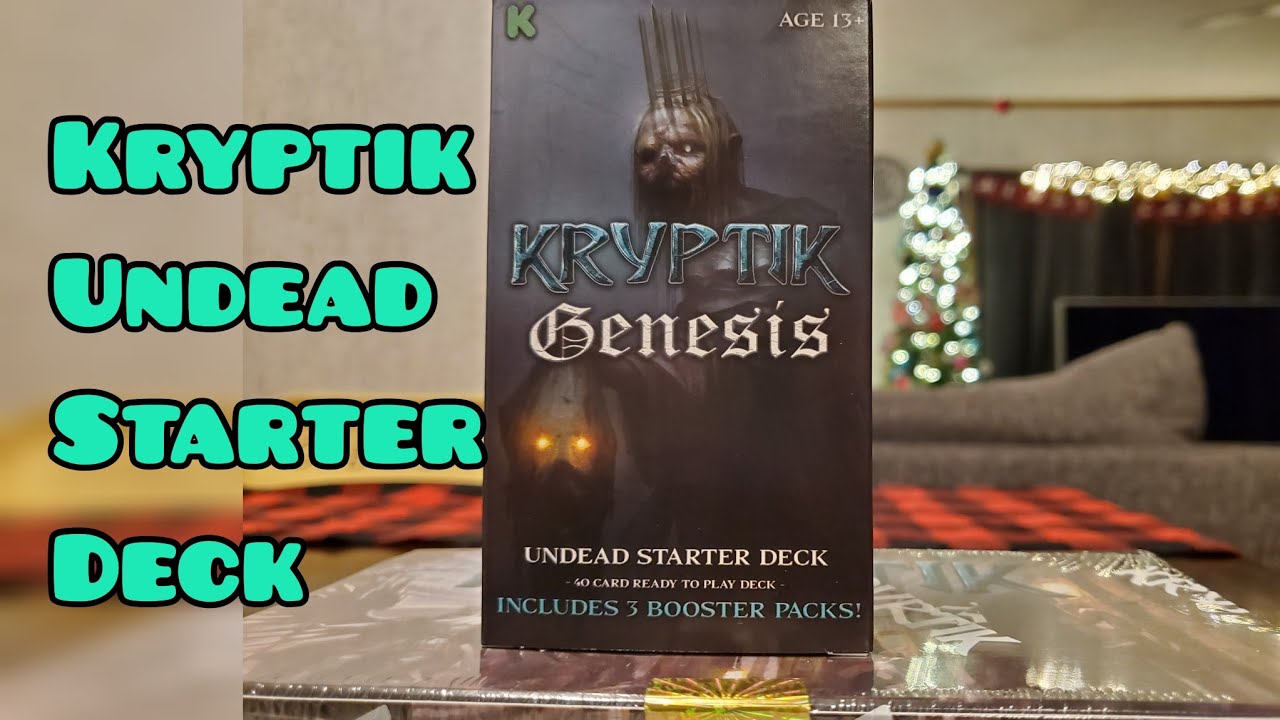 Kryptik TCG UNDEAD Starter Deck KS - YouTube