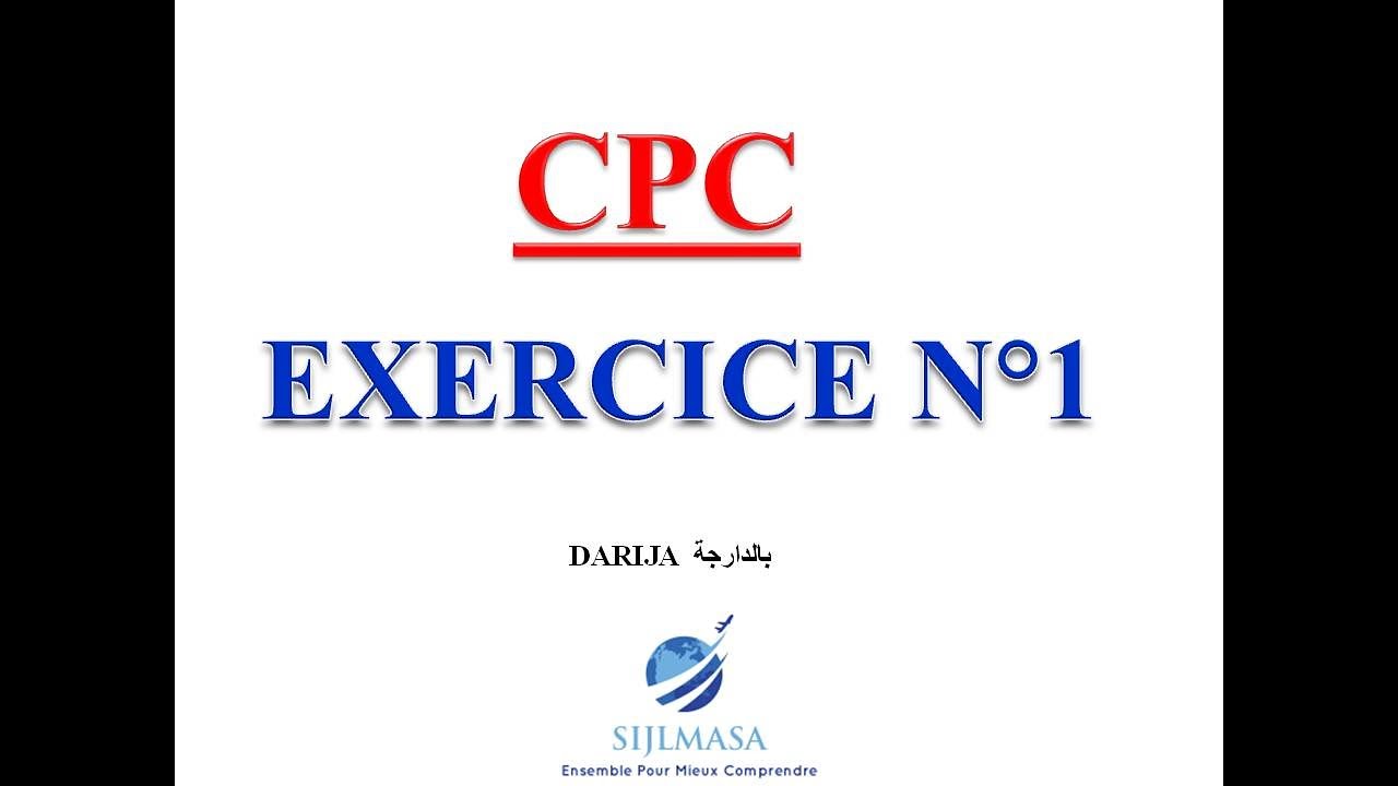 Comptabilité Générale S1 ~ Exercice N°1 : CPC - Compte de Produits et ...