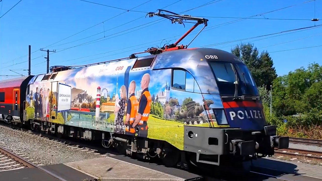 Zugverkehr in Dornbirn | RJ 666 | RJX 869 | Robel | S 1 | RJX 660 | RJ ...