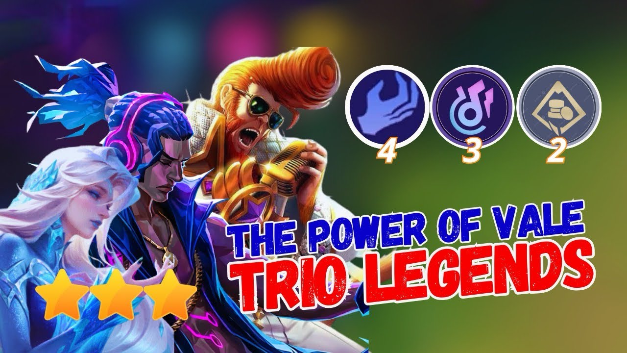 TRIO LEGENDS BINTANG 3 ‼️ THE POWER OF VALE 2 !! MAGIC CHESS MLBB - YouTube