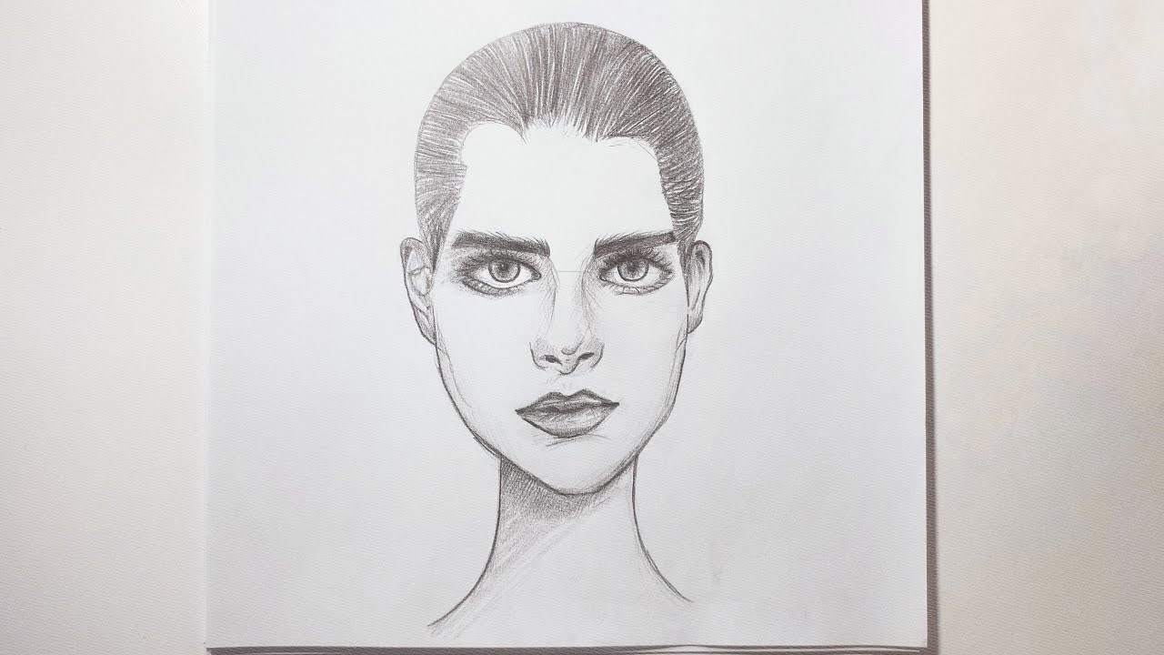 PORTRAİT DRAWİNG /BROOKE SHIELDS - YouTube