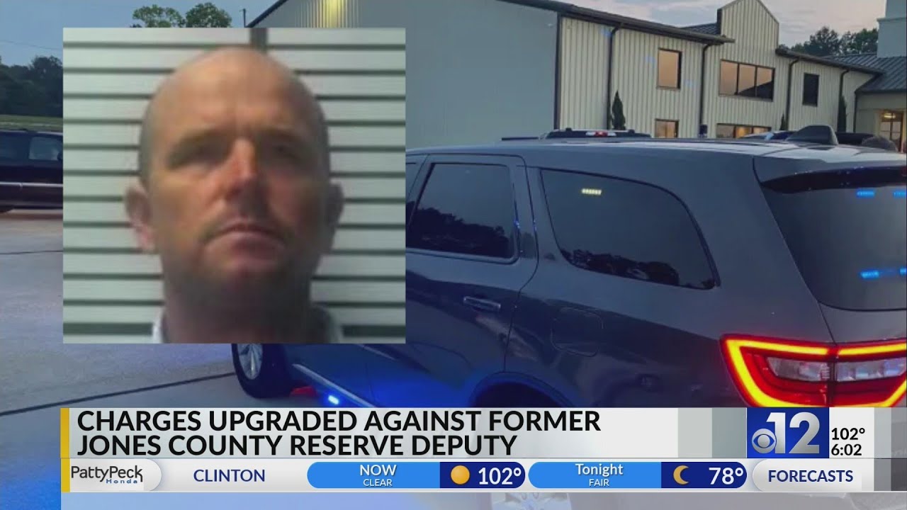 Charges upgraded against former Jones County reserve deputy - YouTube