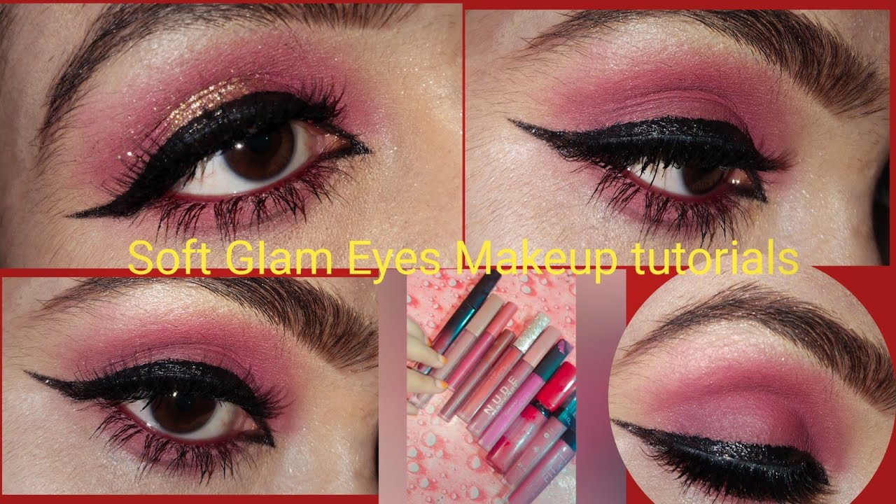 Soft And Simple eyes makeup tutorials || beautiful GIam Eyes makeup ...