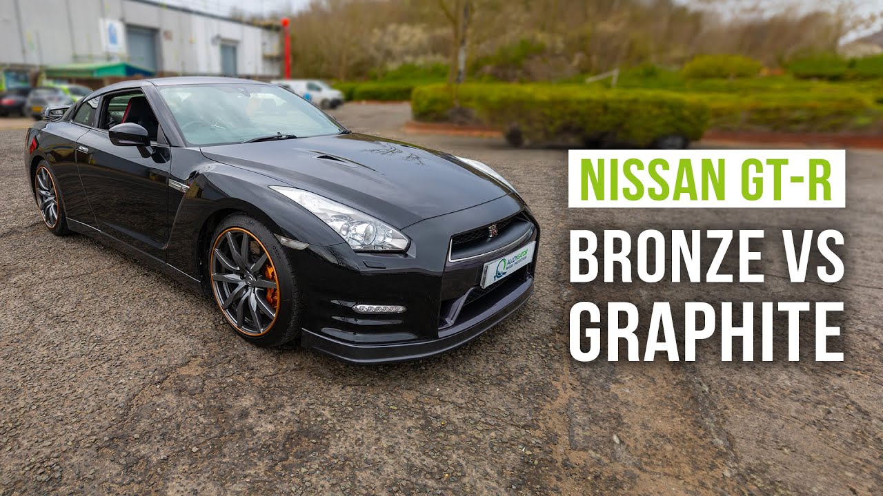 Nissan GTR with AlloyGator’s Bronze & Graphite Alloy Wheel Protectors ...