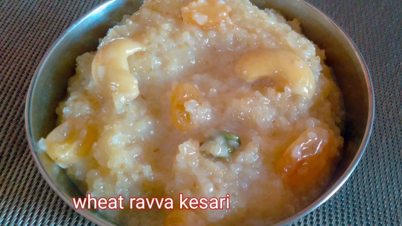 #godhuma ravva kesari😋|wheat ravva kesari recipe |perfect for prasadam ...