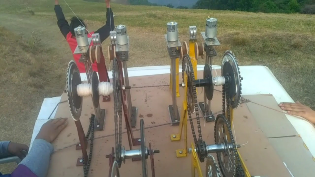 High Altitude Wind power using parafoil kites in NIT Mizoram - YouTube