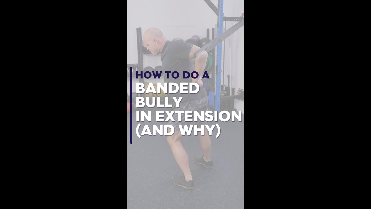 How To Do A Banded Bully In Extension (And Why) - YouTube