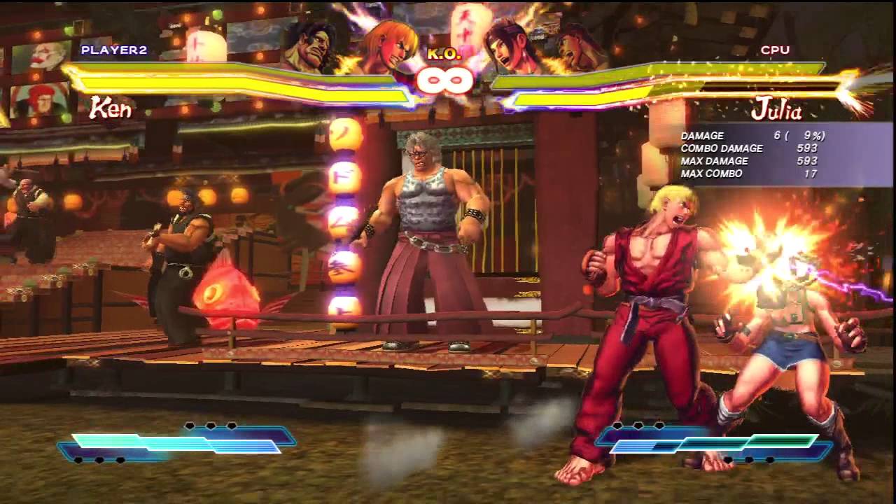 Street Fighter X Tekken - Team Ken X Hugo Standard Tag Combo 1 (by OCV ...