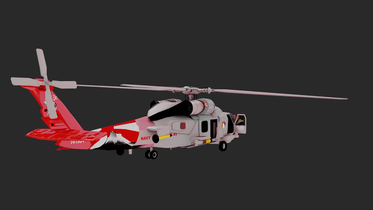 SH-60B model - YouTube
