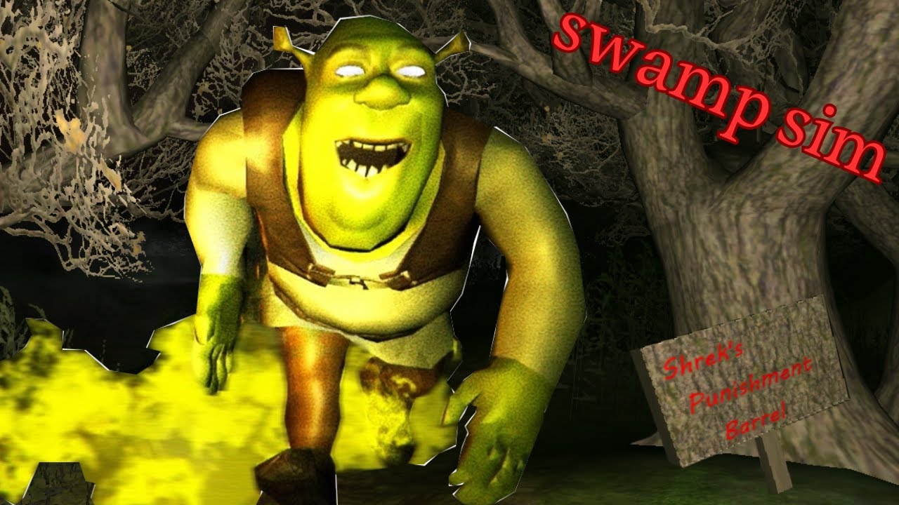 SHREK POSSEDUTO mi INSEGUE nella PALUDE! - Swamp Sim - YouTube