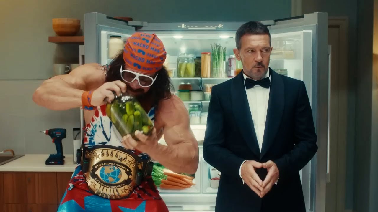 Bosch Antonio Banderas Super Bowl Commercial 2025 Teaser - Randy Savage ...