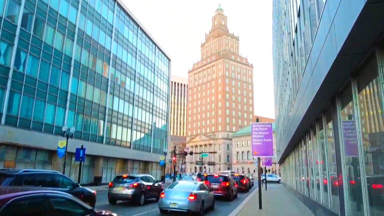 Walking in Downtown Newark, NJ | From Harrison, NJ near the border of ...