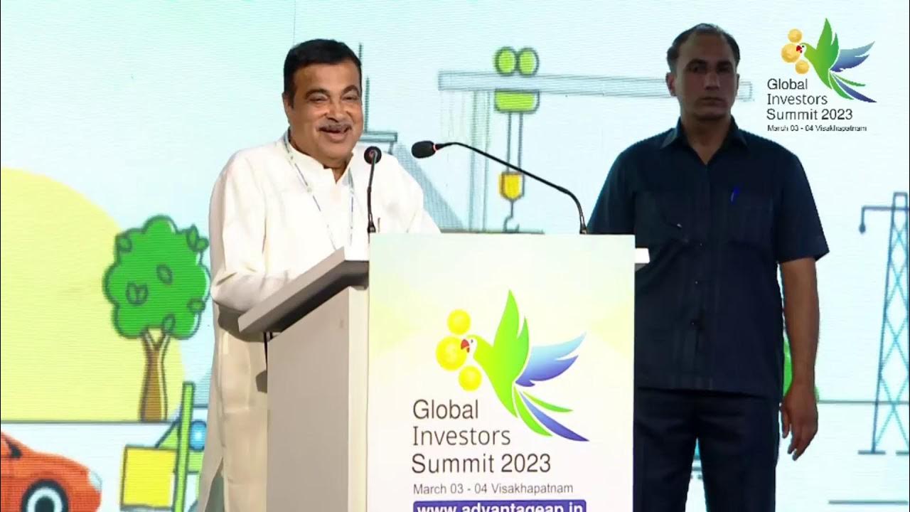 Addressing Andhra Pradesh’s “Global Investment Summit (GIS 2023), Visakhapatnam | Nitin Gadkari ...