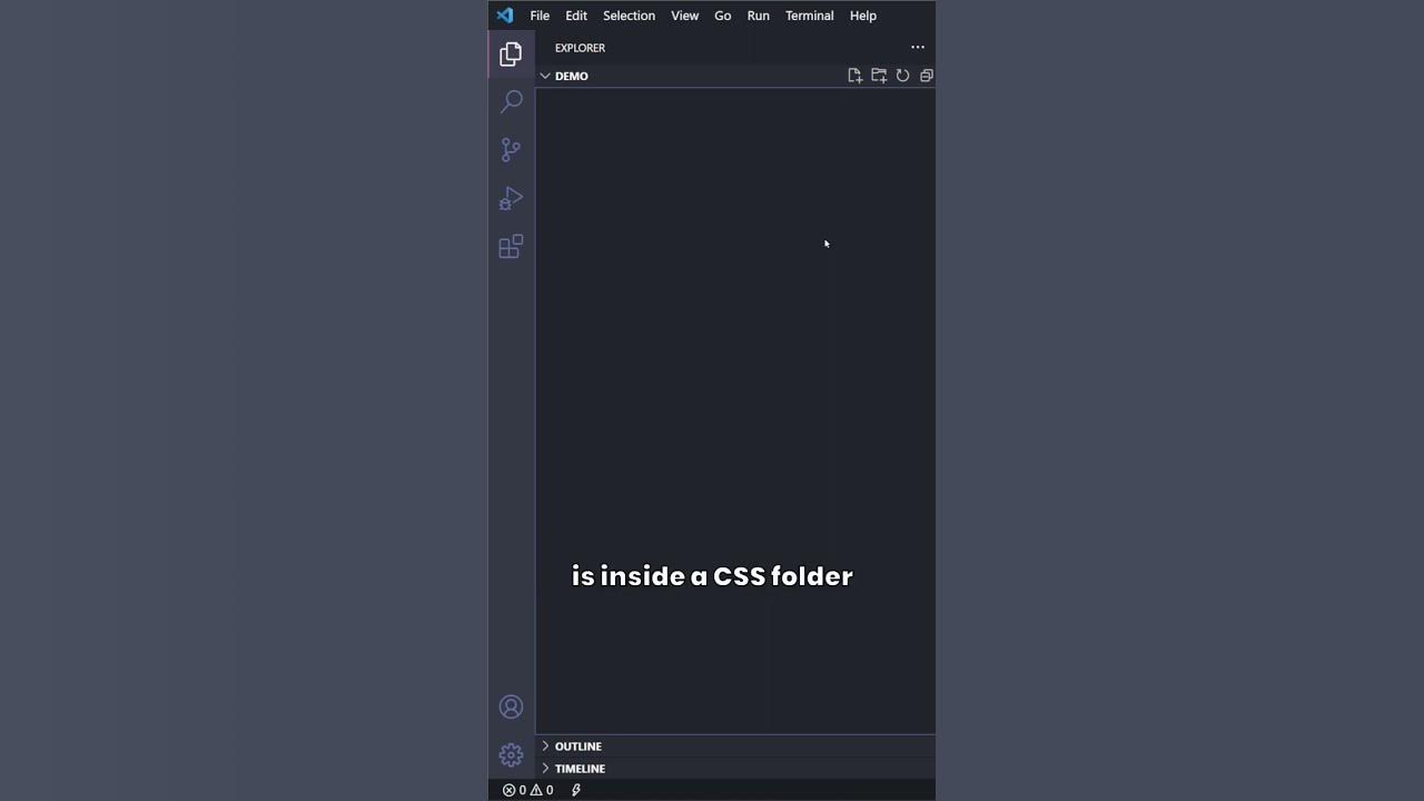 Manually create a folder and file structure within Visual Studio Code ...