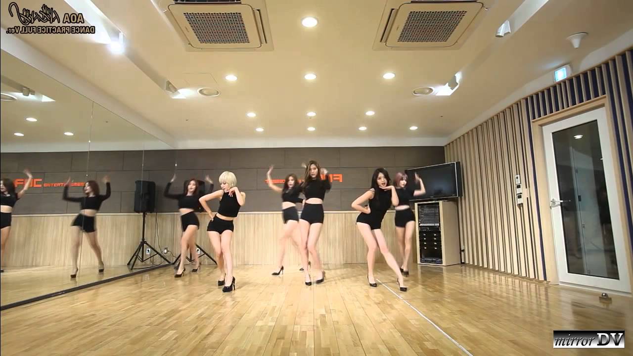 AOA - Like a Cat (dance practice) mirrorDV - YouTube