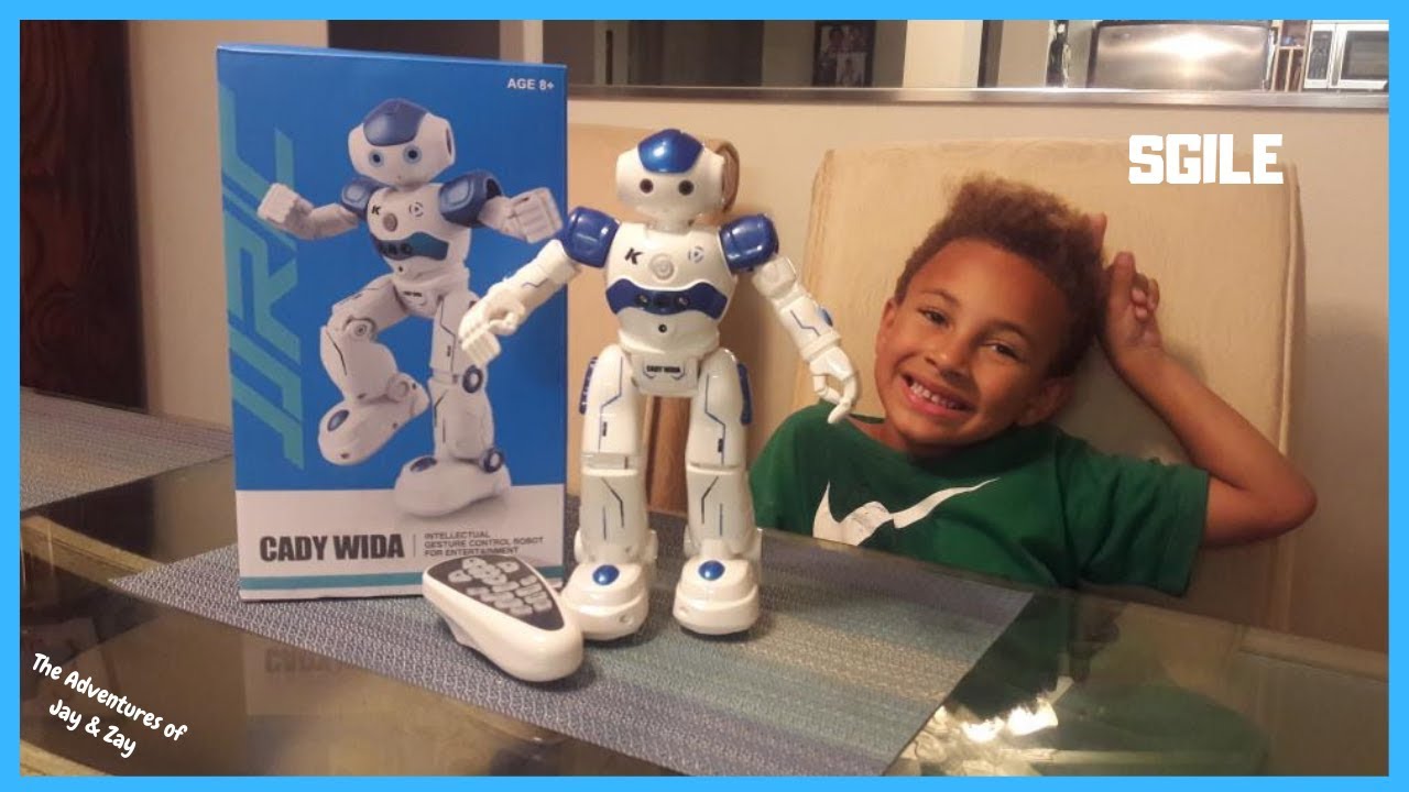 SGILE RC ROBOT | Motion Sensor Robot | Toy Review | CADY WIDA - YouTube