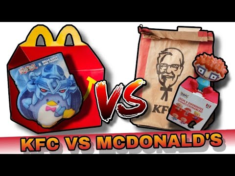 MCDONALD'S VS KFC #foryou #figuras #juguetes #hellokitty #yugioh # ...