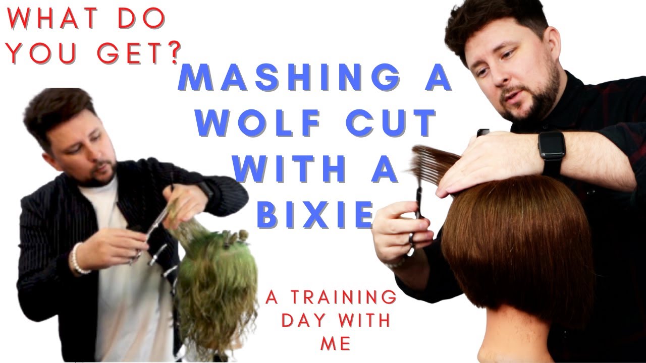 WOLF CUT AND BIXIE HAIRCUT TREND SALON TRAINING 2022 - YouTube