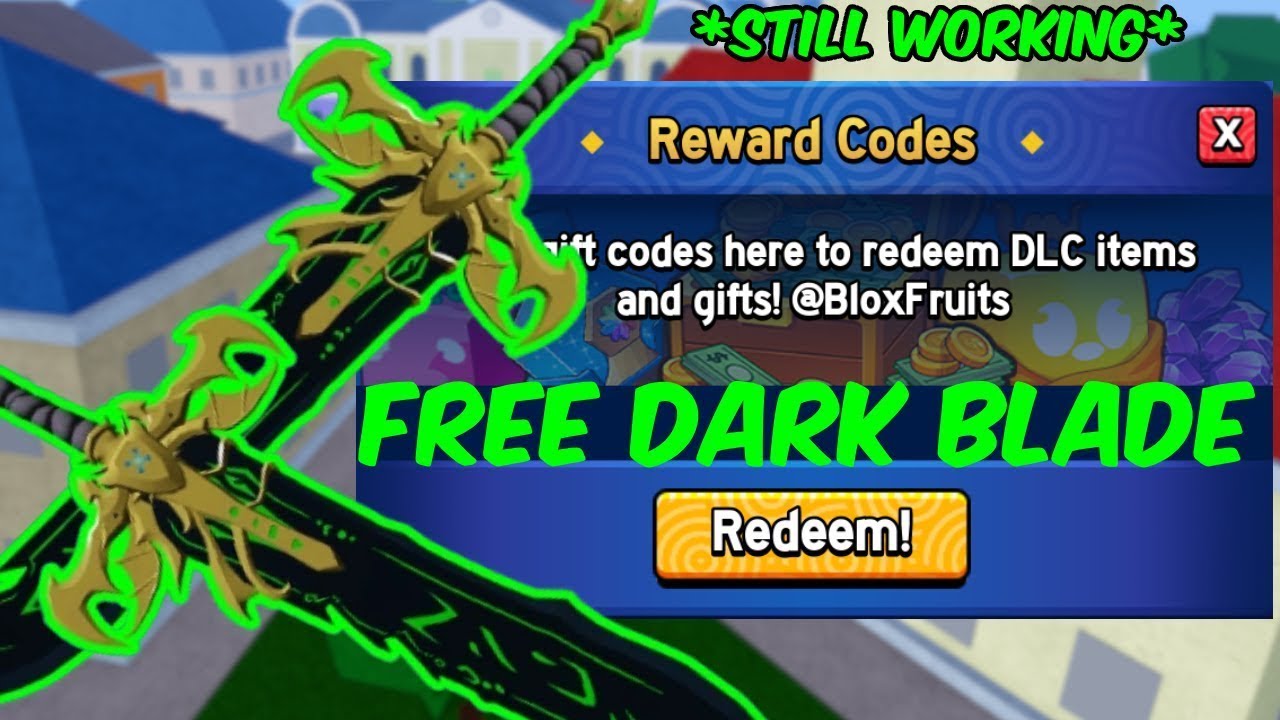 HOW TO GET FREE DARK BLADE BLOX FRUITS ROBLOX - YouTube