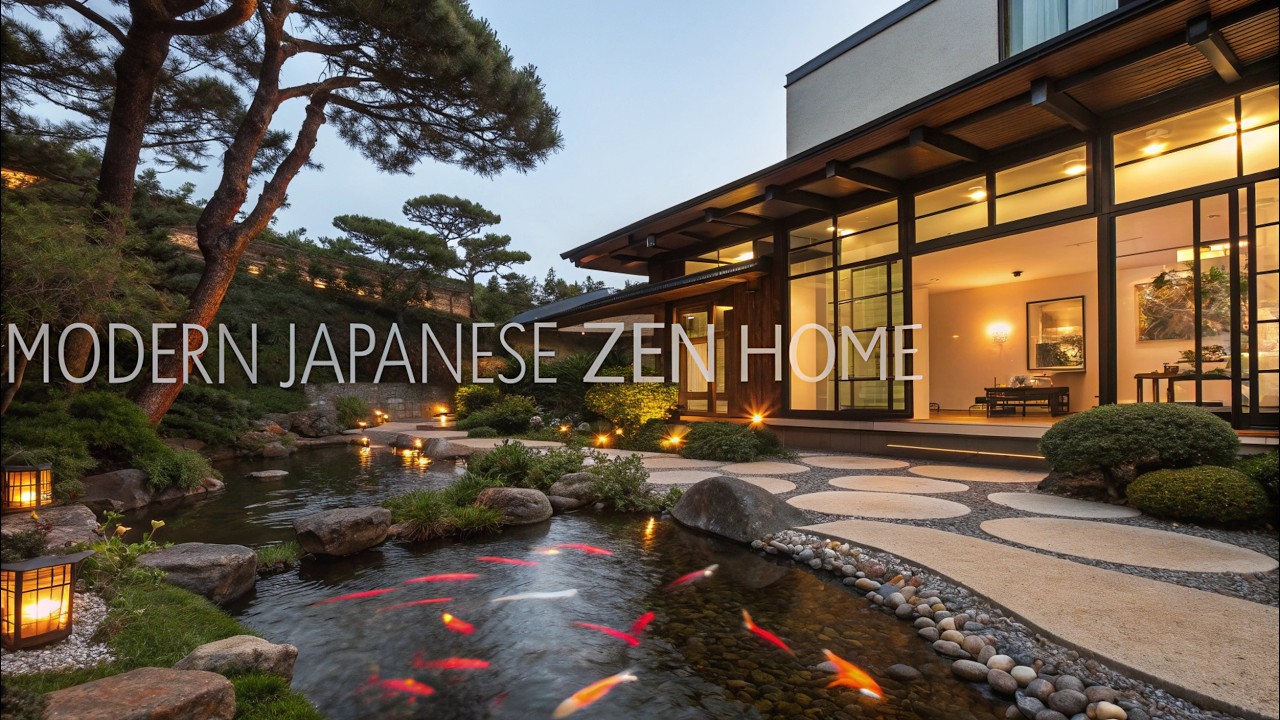 Modern Japanese Zen Home: A Serene Architectural Masterpiece - YouTube