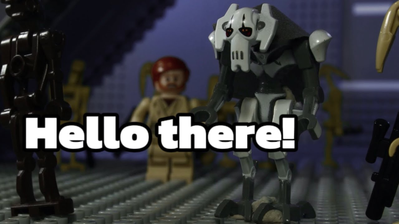 LEGO Star Wars “Hello There” Recreation| Revenge of the Sith stop ...