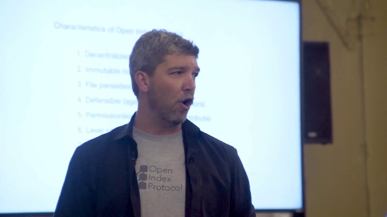 Devon James explains the Open Index Protocol at Decentralized Web ...