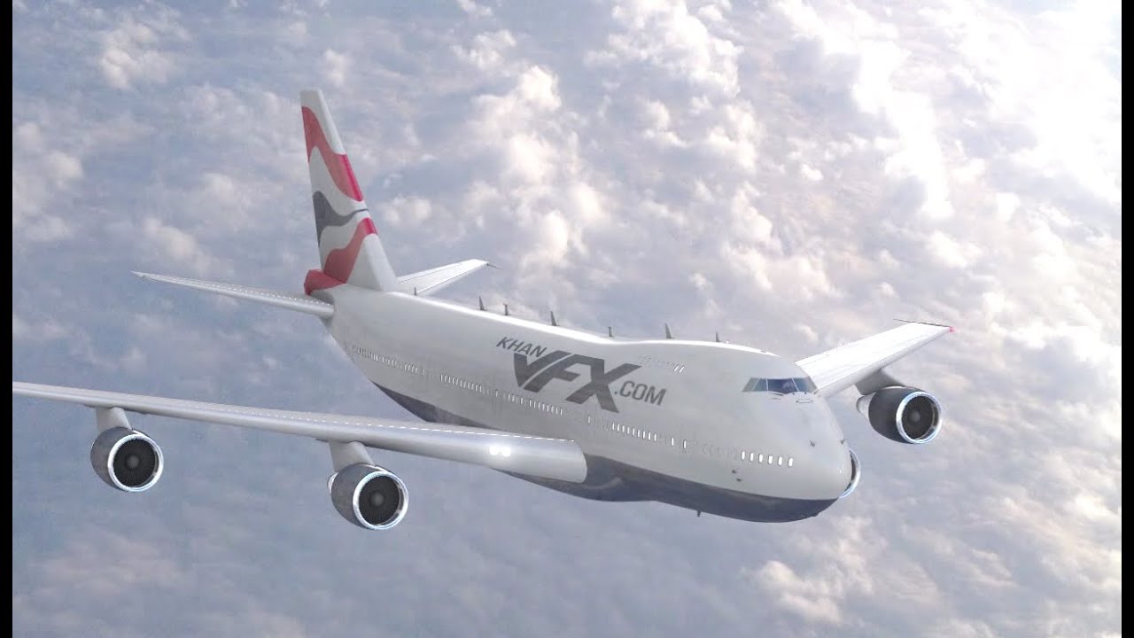 Element 3D / Adobe After Effects 3D Plane flying - YouTube