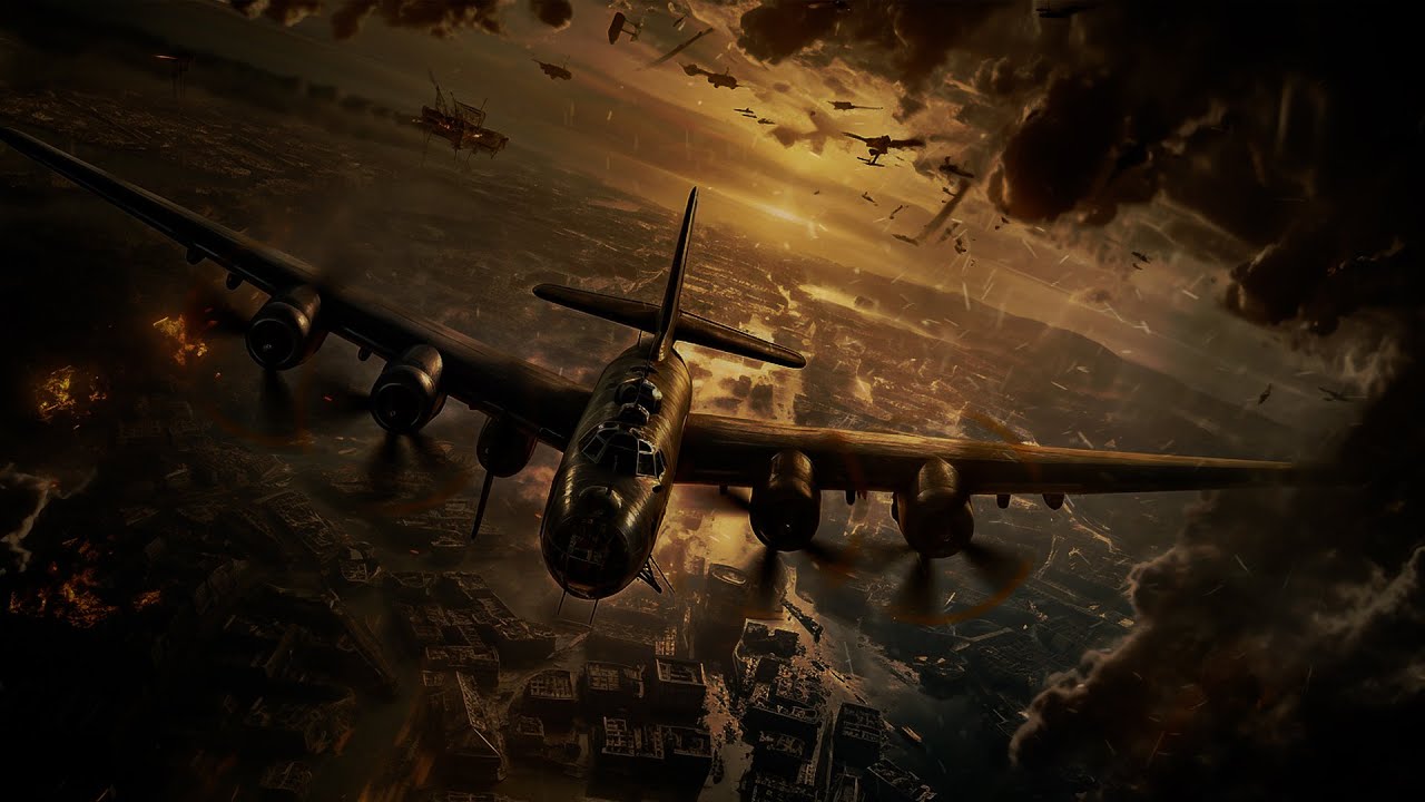 WW2 | War Bombing Ambience | BLACK SCREEN | 10 HOURS - YouTube