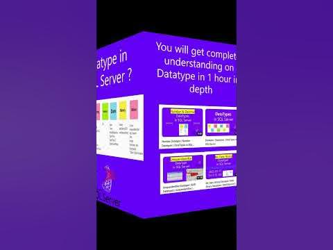 Datatype | Datatype s in SQL Server ?😀 - YouTube