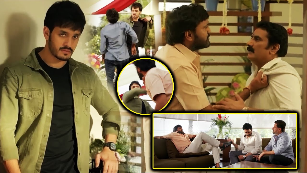 Ajay Angry On Rao Ramesh Interesting Scene || Akhil Akkineni ...