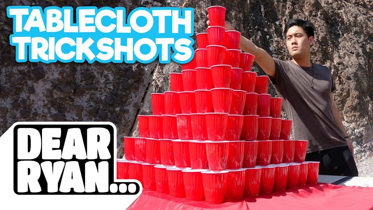 Tablecloth Tricks! (Dear Ryan) - YouTube