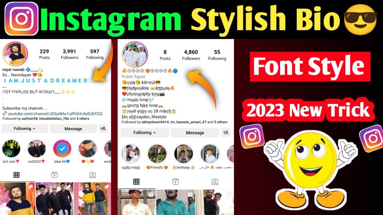 Instagram Stylish Bio Kaise Lagaen ||how to add stylish bio in ...