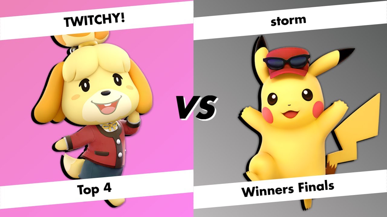 TWITCHY! (Isabelle) vs storm (Pikachu) | Smash the Cave #100 - Winners ...