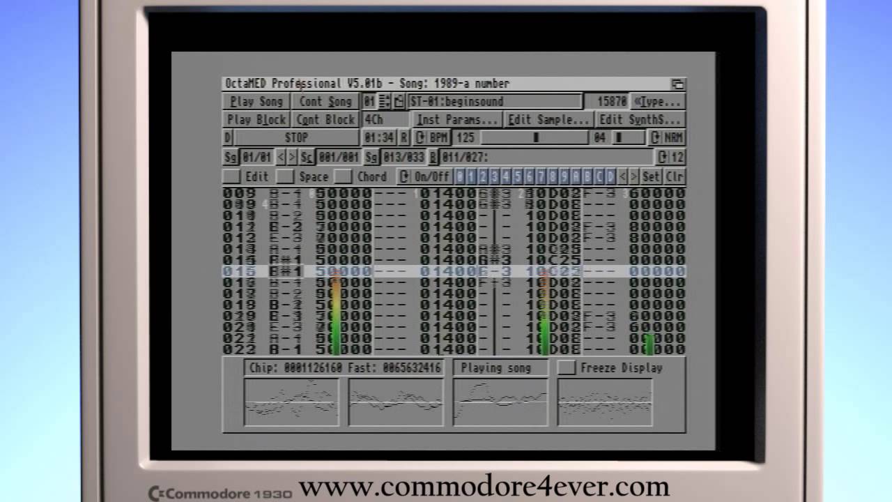 1989 a number by Romeoknight - Commodore Amiga .mod musical file - YouTube