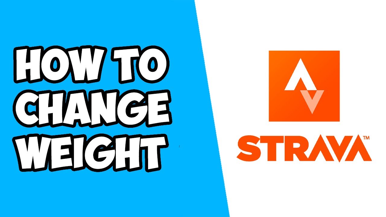 How To Change Weight on Strava PC - YouTube