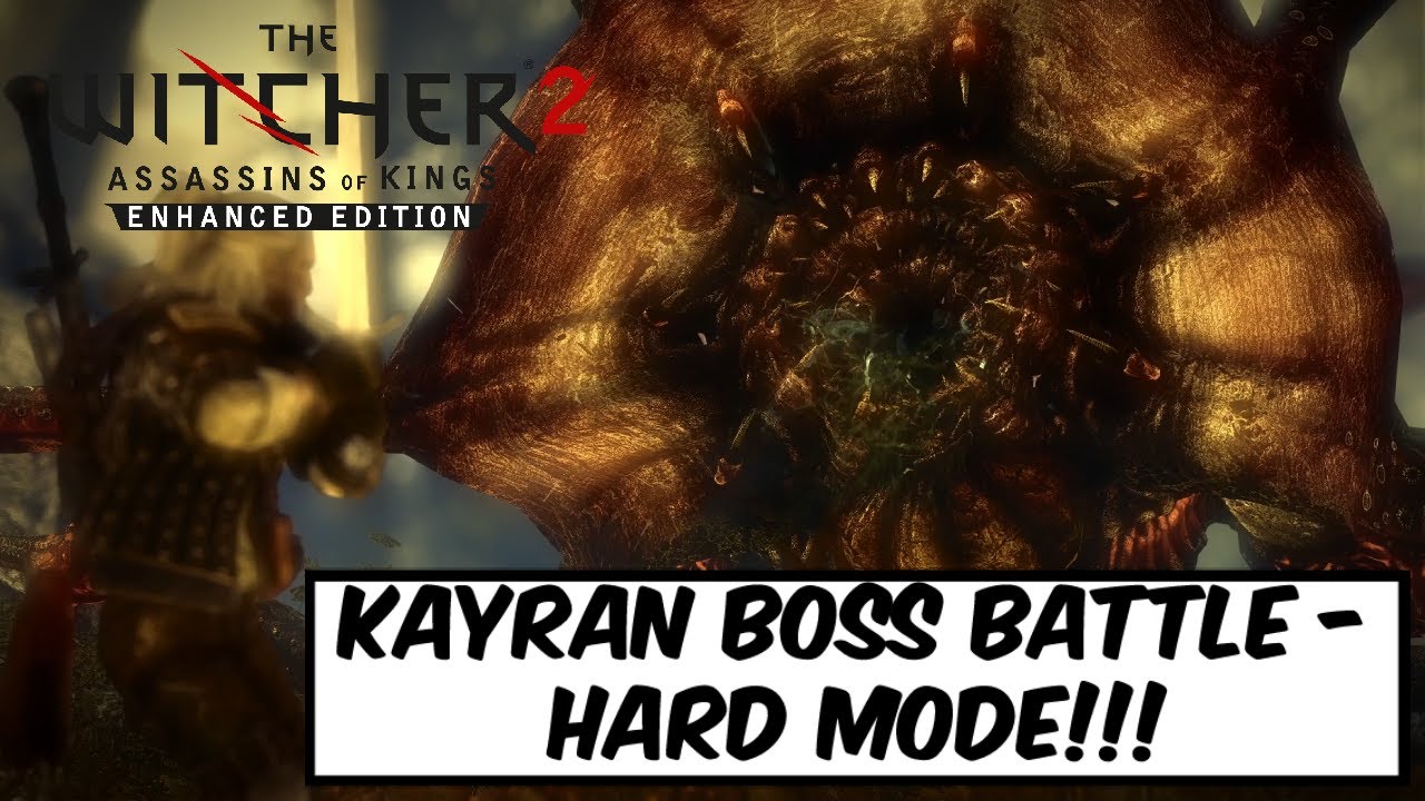 The Witcher 2 | Kayran Boss Fight - Hard Mode!!! - YouTube